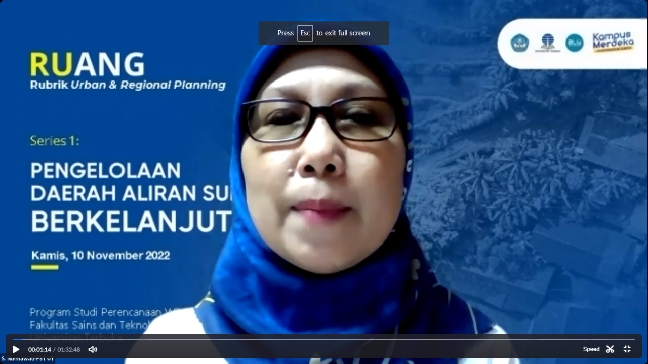 Kegiatan RUANG Series 1 – Program Studi S1 Perencanaan Wilayah dan Kota ...